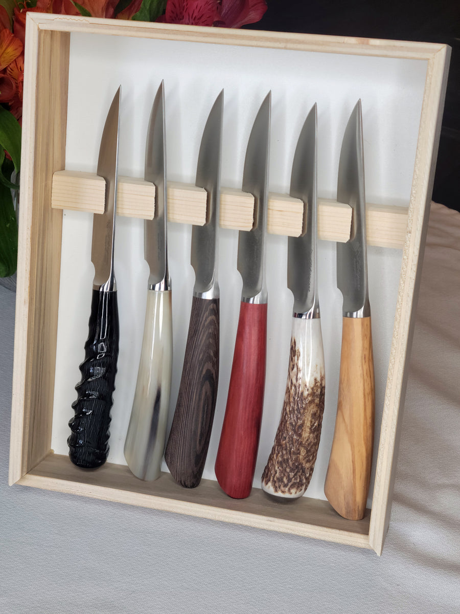 Luxury Dinner Knives Rustic-Mixed Set (Set of 6) – Killer Vino
